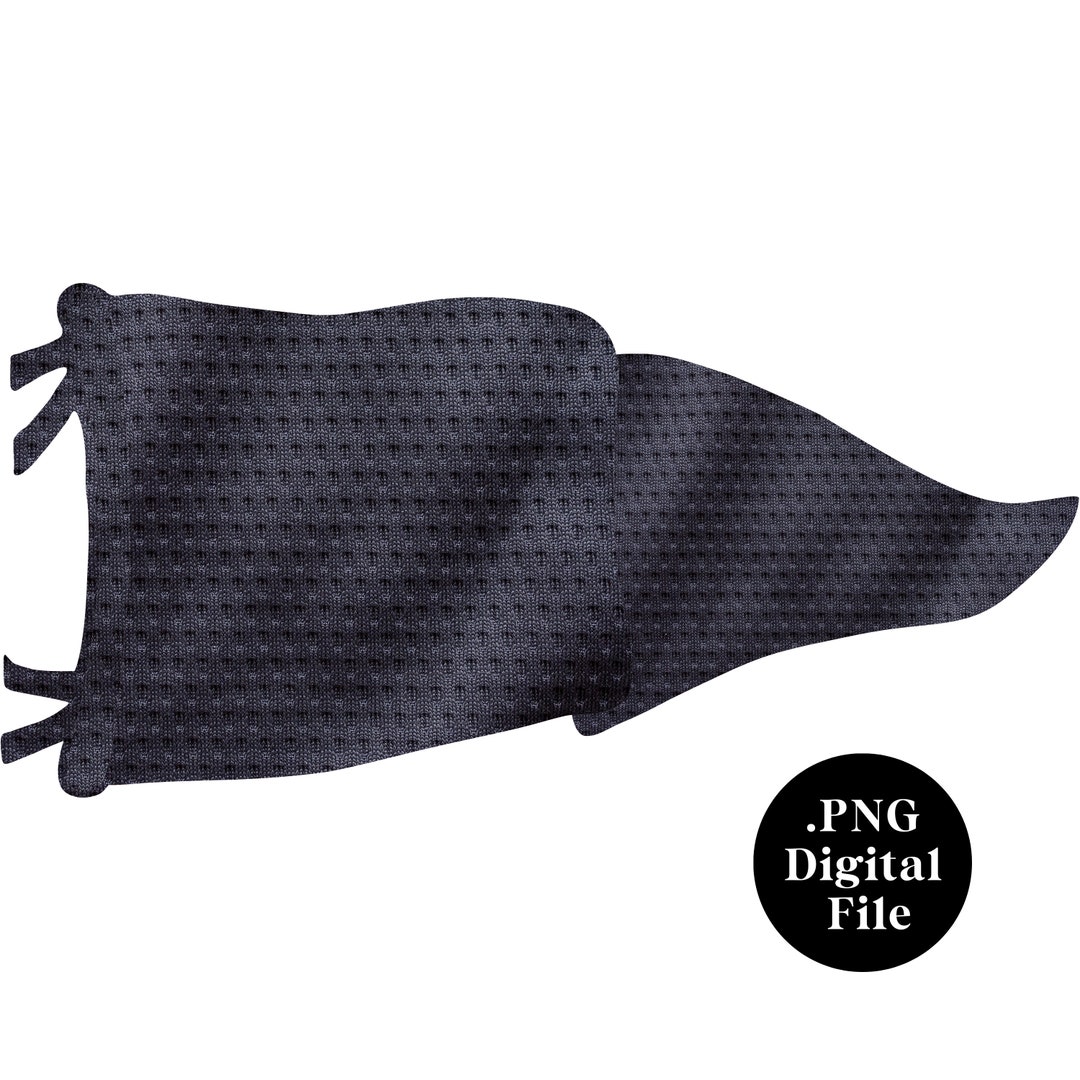 Black Texture Pennant Flag PNG Digital File | High School Mascot ...