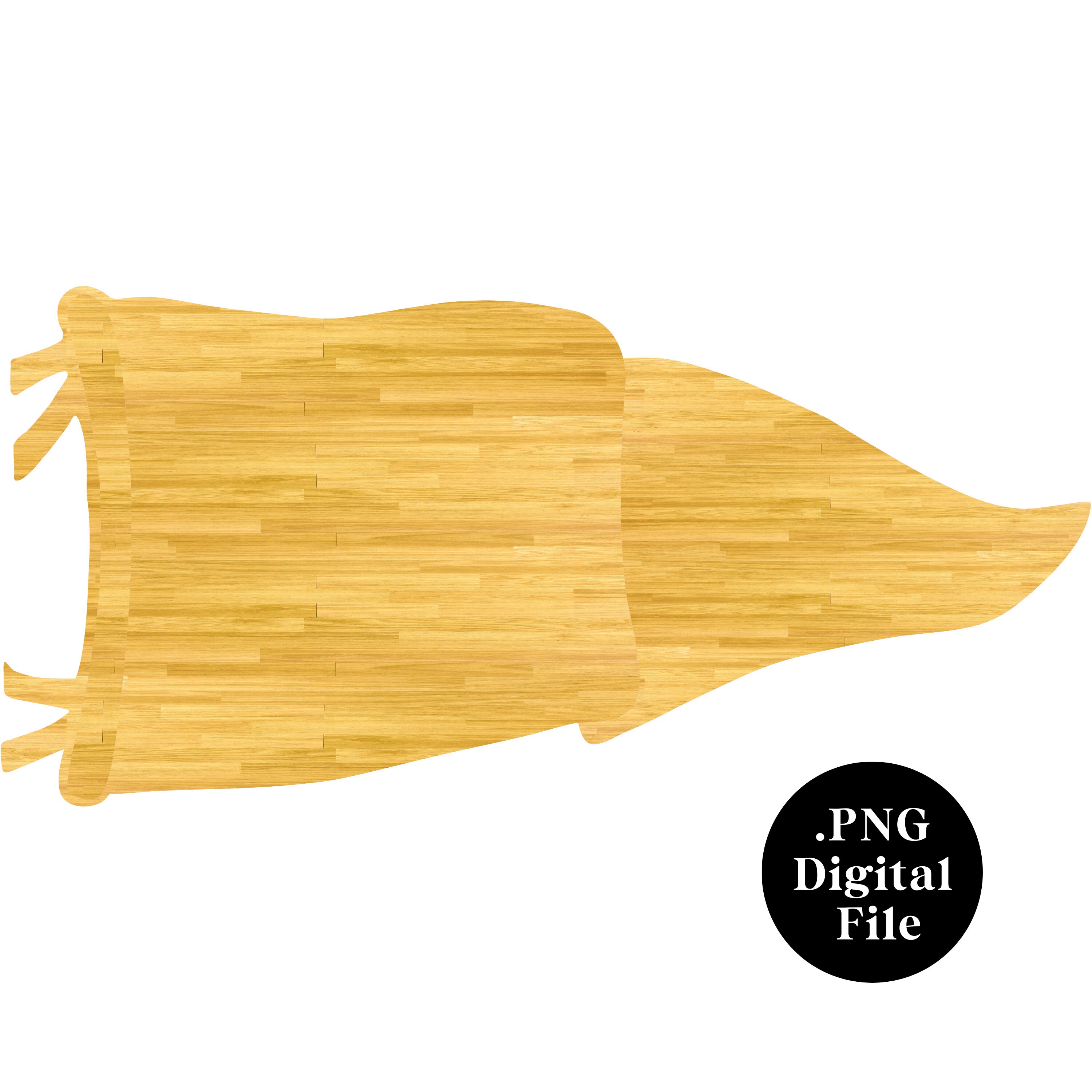 Basketball Court Texture Pennant Flag PNG Digital File | High School ...