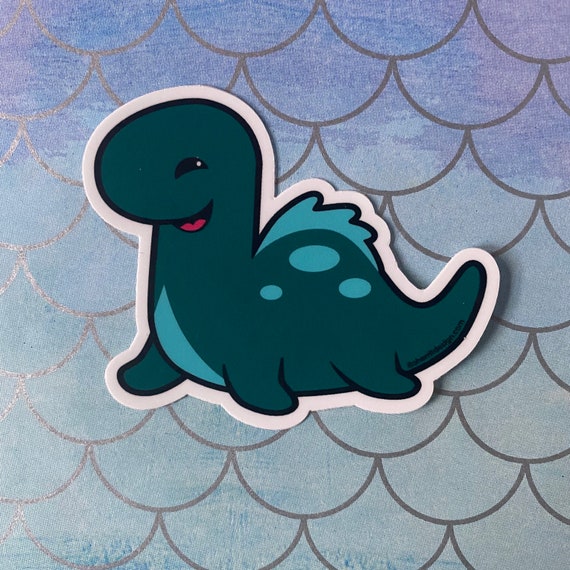Nessie Vinyl Sticker | Etsy