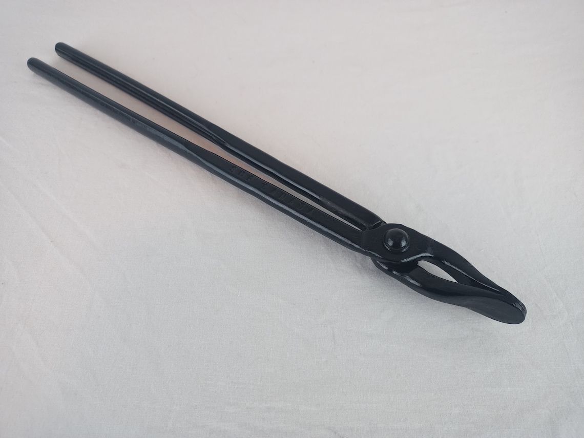 Blacksmith Tongs Forging Blade Smith Starter Set. Flat Jaw, Scrolling ...