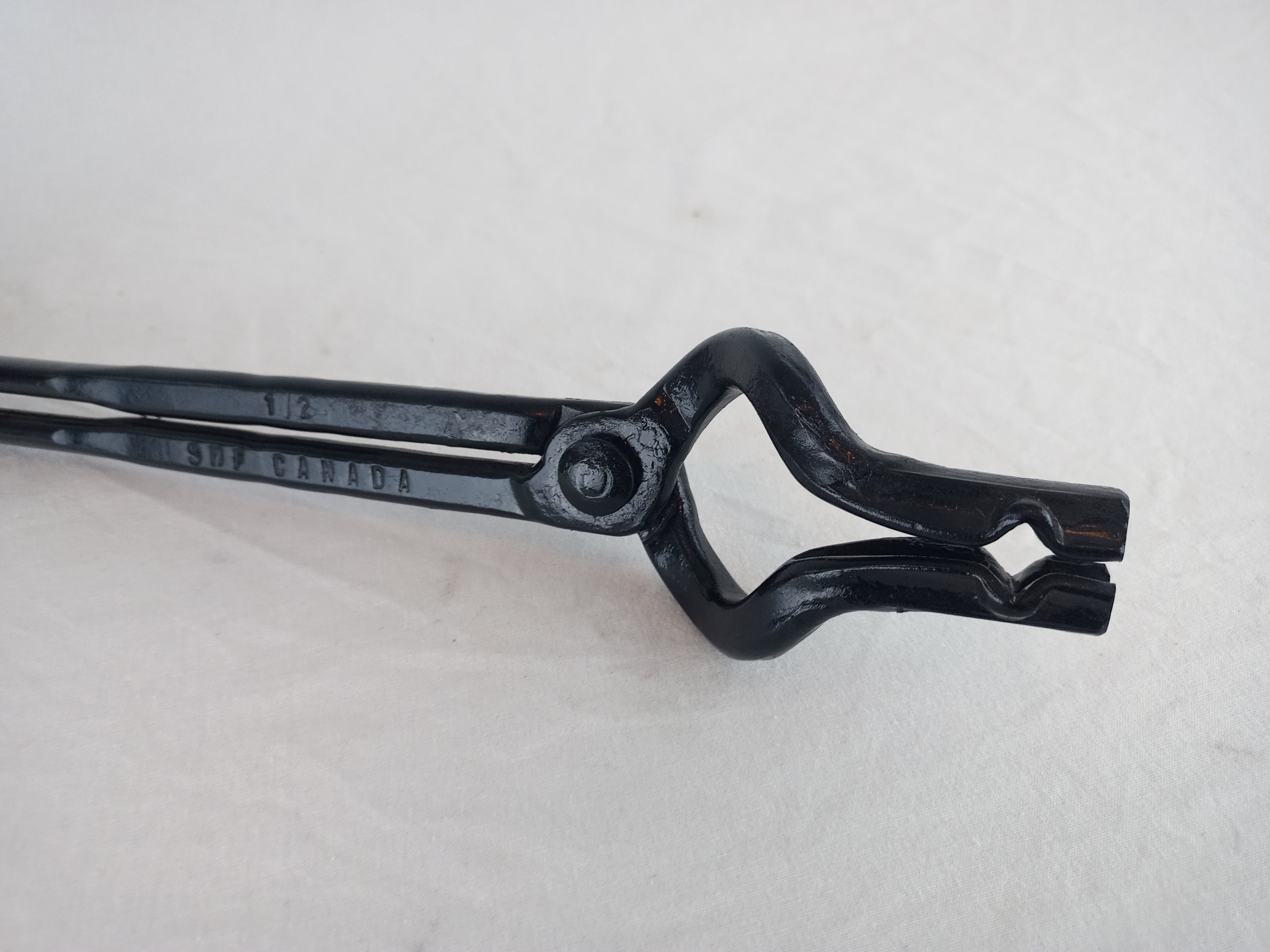 Blacksmith 1/2" Goose Neck Tongs - Etsy