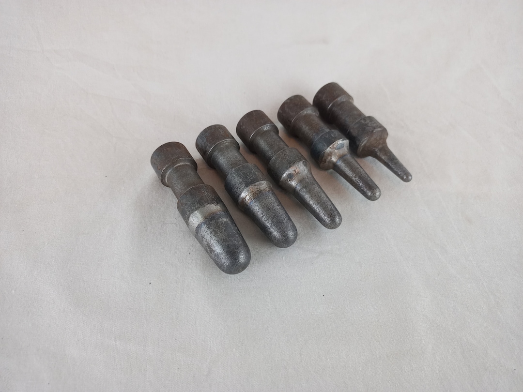 Round Ball Punch or Bob Punch Set for Tool Tong. Blacksmith Punch Set ...