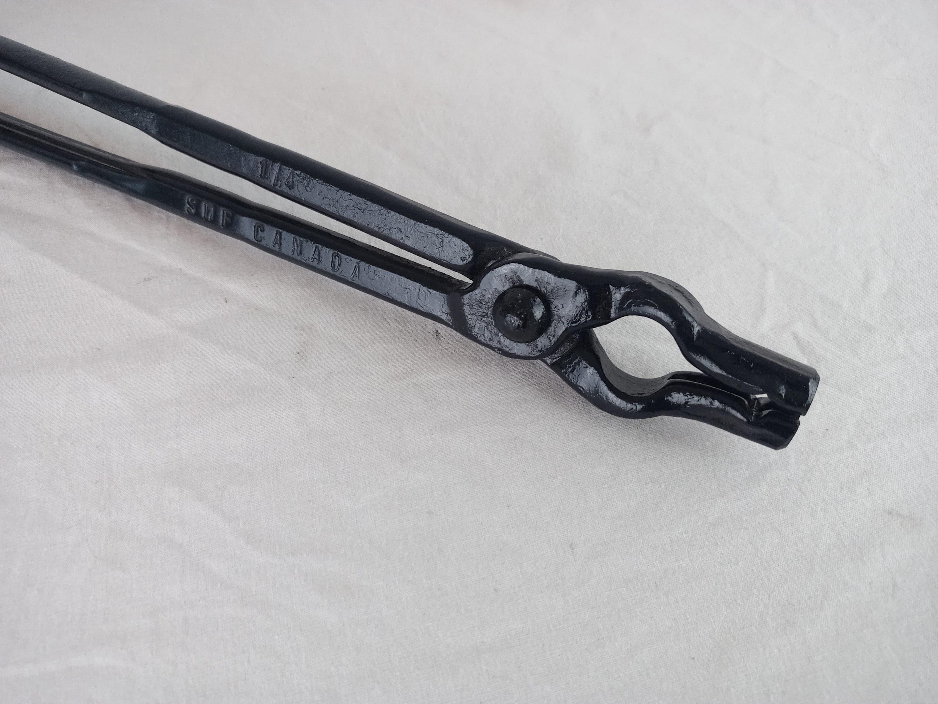 Blacksmith 1/4" V Bit Tongs, Bolt Jaw Tongs - Etsy