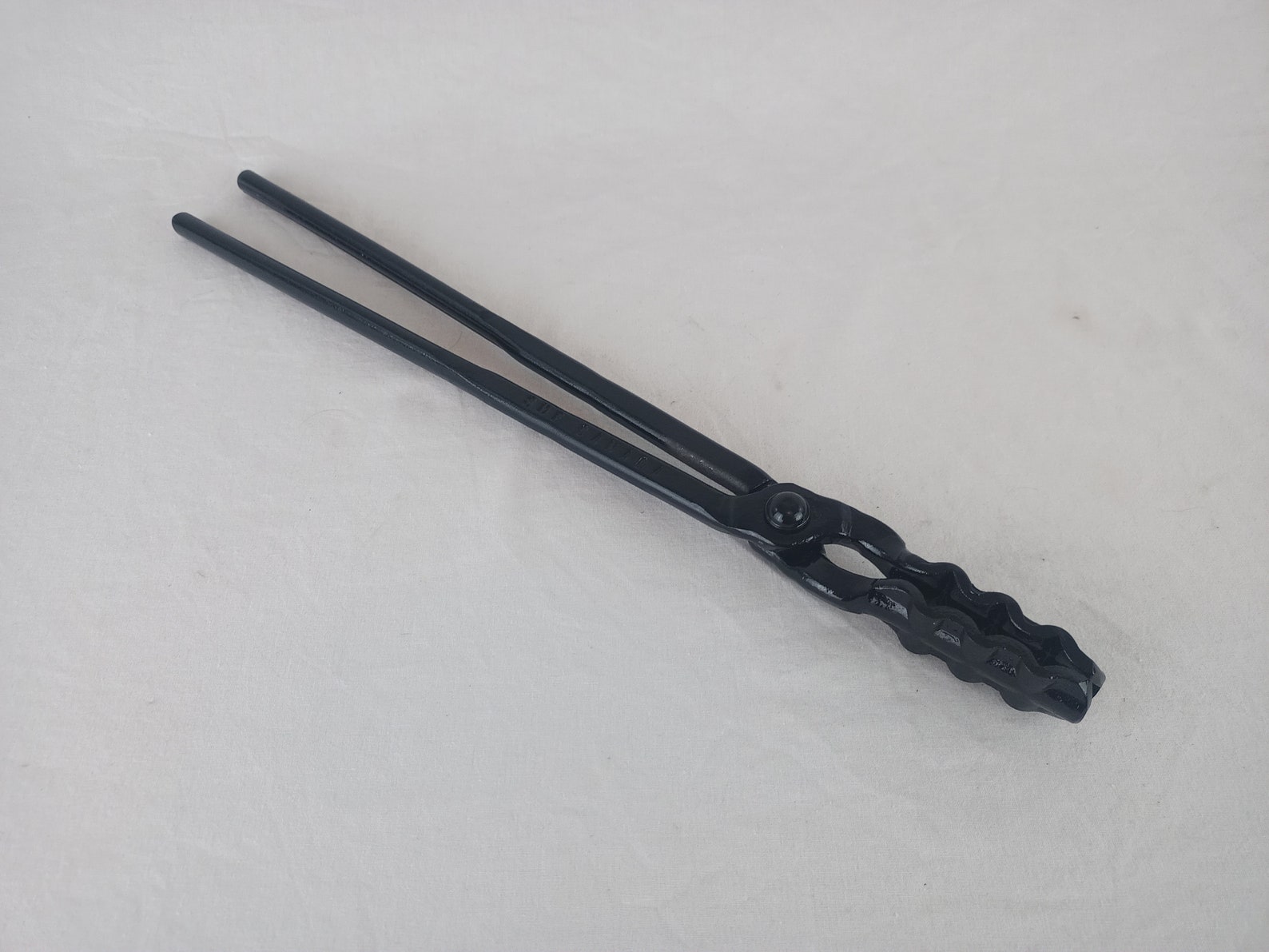 Blacksmith Tongs Forging Metal Working Tong Set. Wolf Jaw Tongs, Box ...