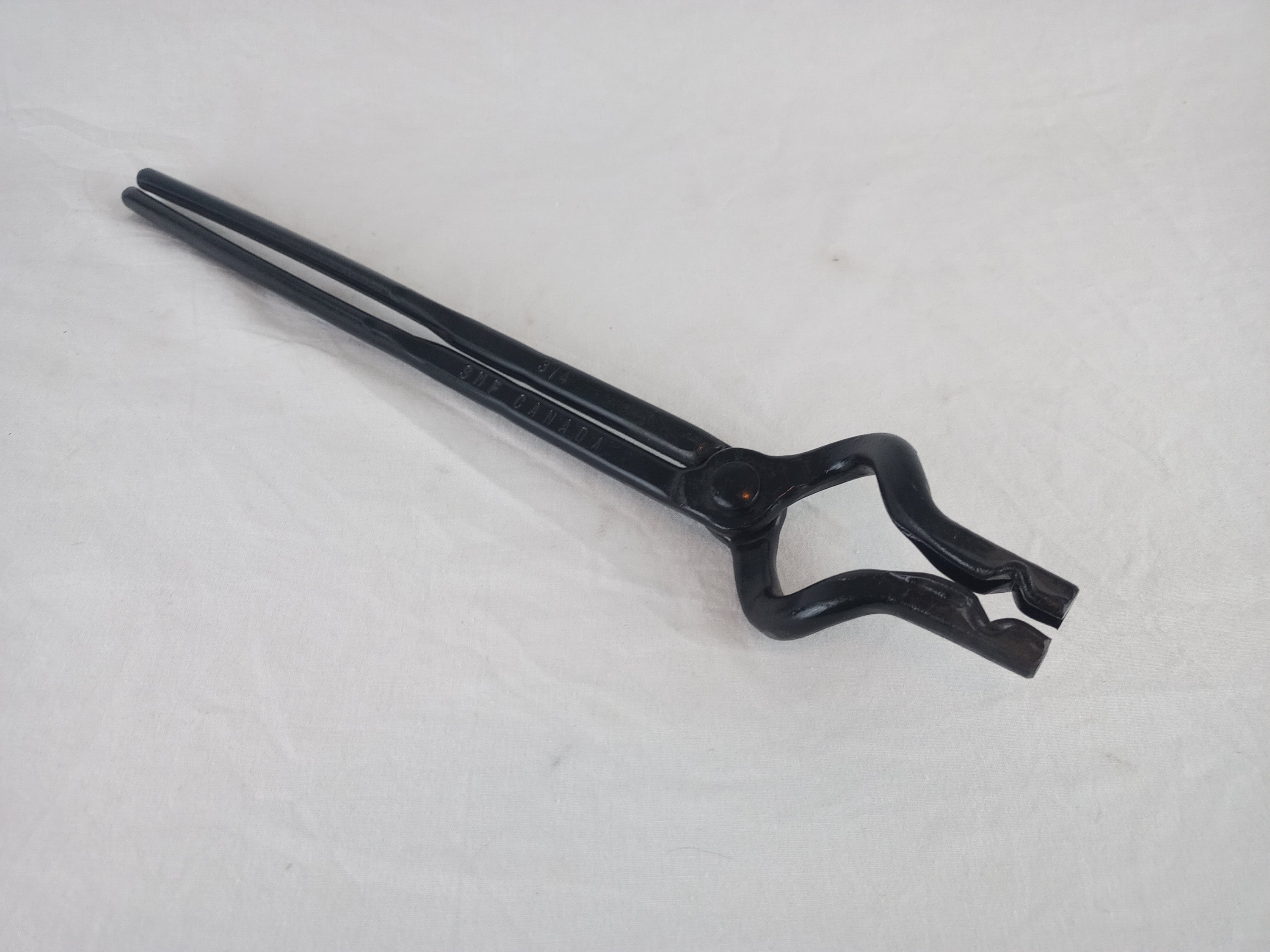 Blacksmith Tongs Forging Metal Working Tong Set. Wolf Jaw Tongs, Box ...