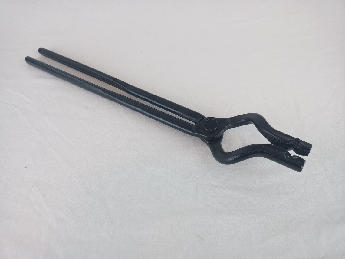 Blacksmith Tongs Forging Blade Smith Starter Set. Flat Jaw, Scrolling ...