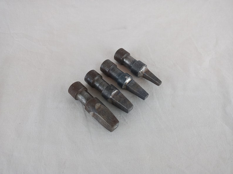 Square Punch Set for Tool Tong. Blacksmith Punch Set. Four Piece Set - Etsy