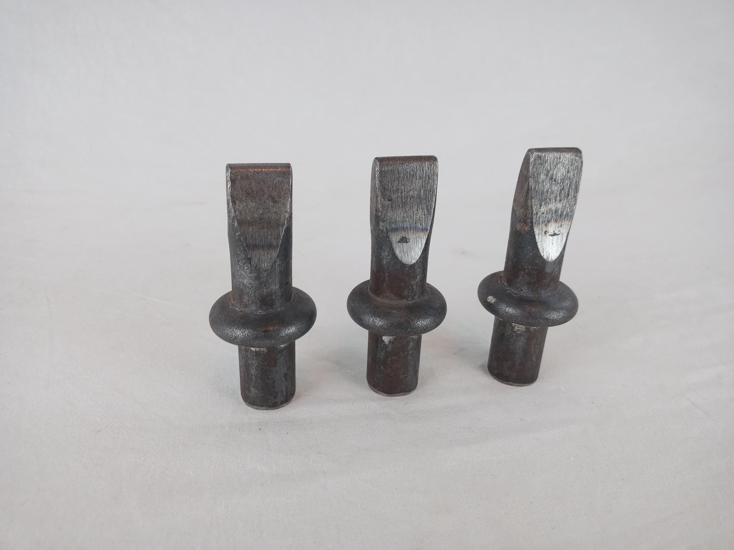 Three Piece Fuller Set for Blacksmith Fly Press, Blacksmith Fullering ...