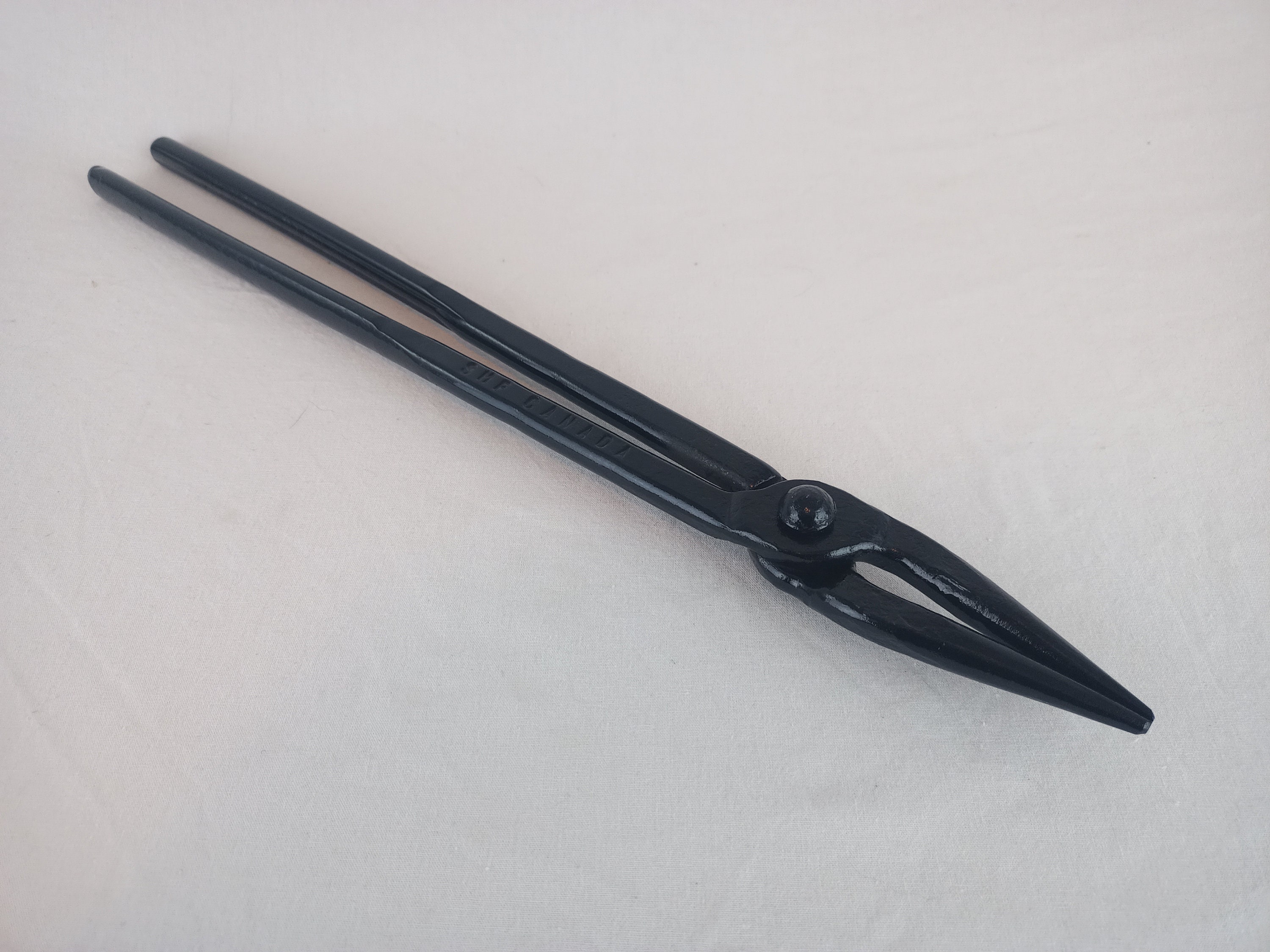 Blacksmith Tongs Forging Blade Smith Starter Set. Flat Jaw, Scrolling ...