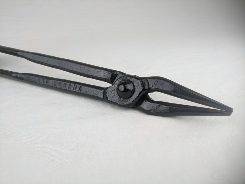 Blacksmith Tongs Forging Metal Working Tong Set. Flat Jaw, Scrolling ...