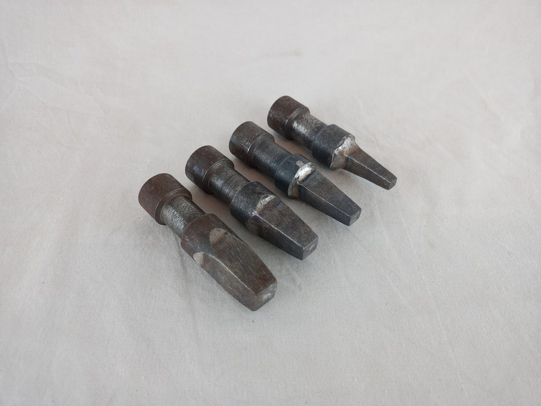 Square Punch Set for Tool Tong. Blacksmith Punch Set. Four Piece Set - Etsy