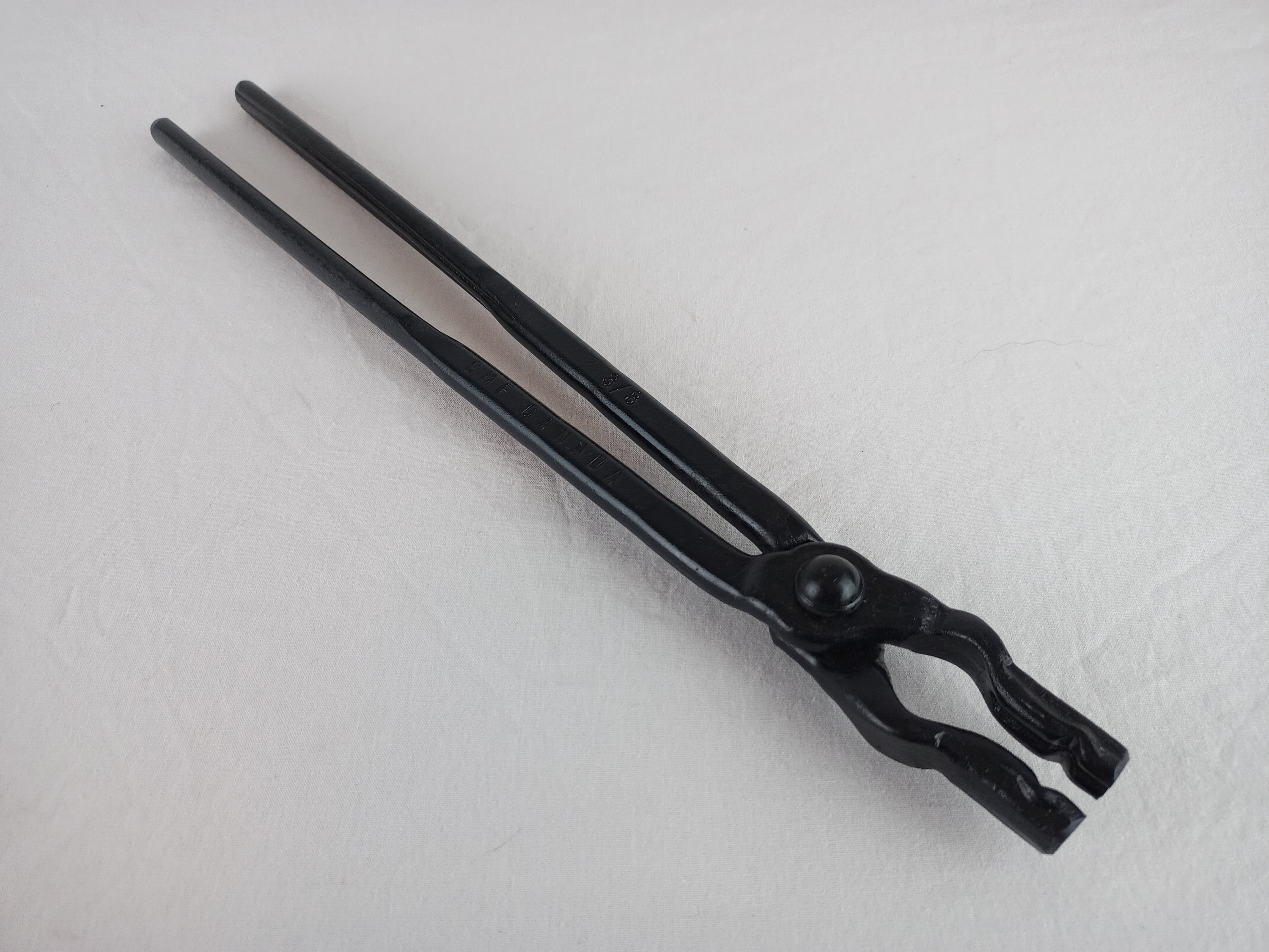 Blacksmith Tongs Forging Metal Working Tong Set. Four V-bit Tongs 1/4-3 ...