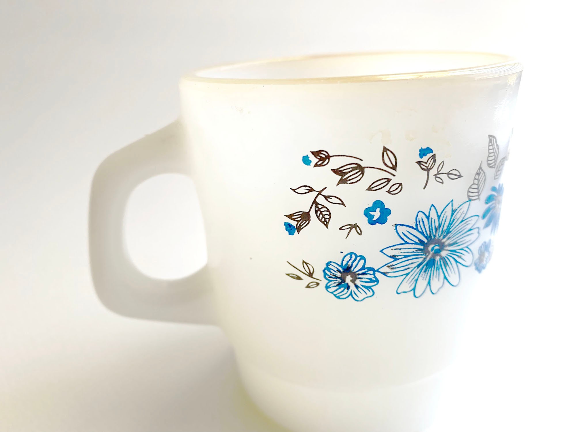 Vintage Termocrisa Coffee Cup, Flower Pattern - Etsy