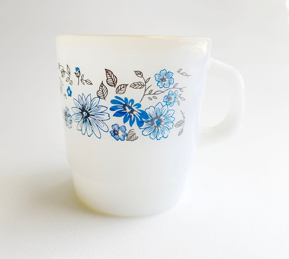 Vintage Termocrisa Coffee Cup, Flower Pattern - Etsy