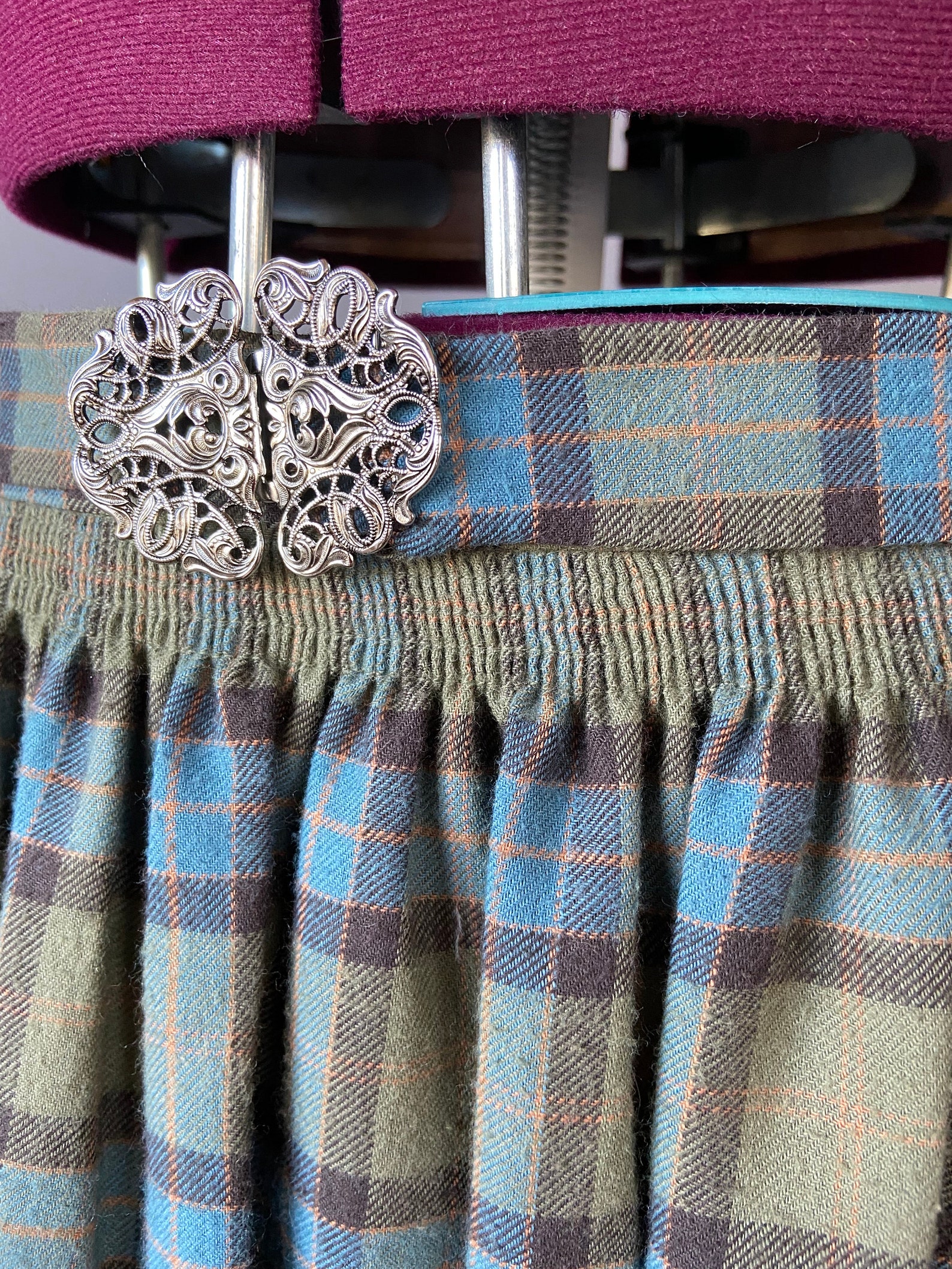 Vintage 28" 1980s Geiger Tyrol Plaid Skirt - Etsy