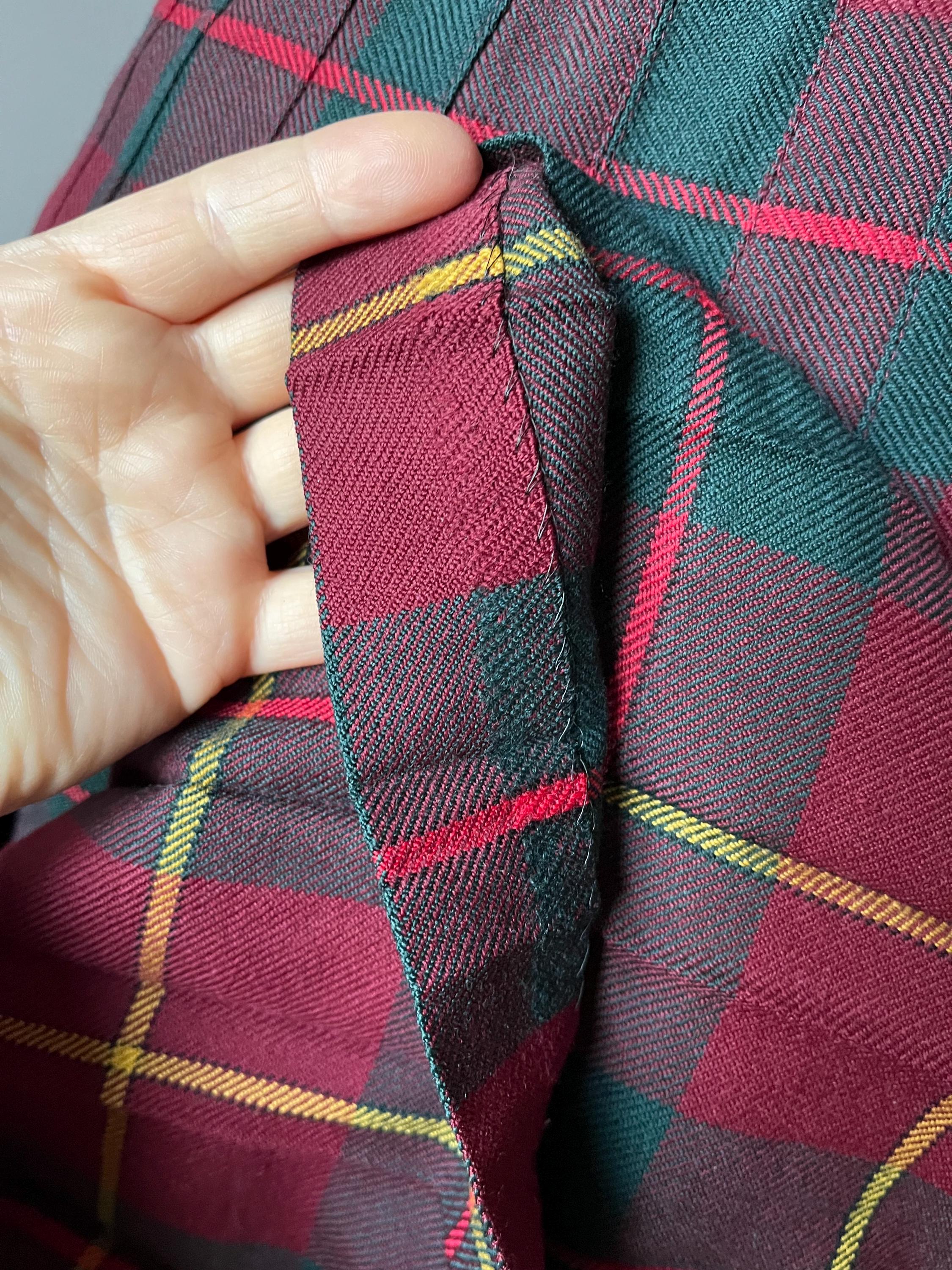 Vintage 26" 1990s Bryce Family Tartan Kilt Skirt - Etsy