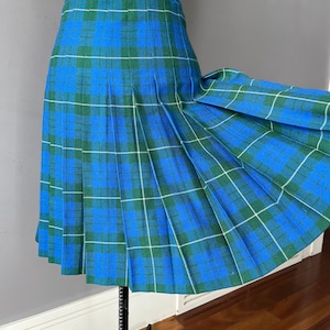 Vintage 26" Hamilton Hunting Tartan Plaid Kilt Wrap Style Skirt - Etsy