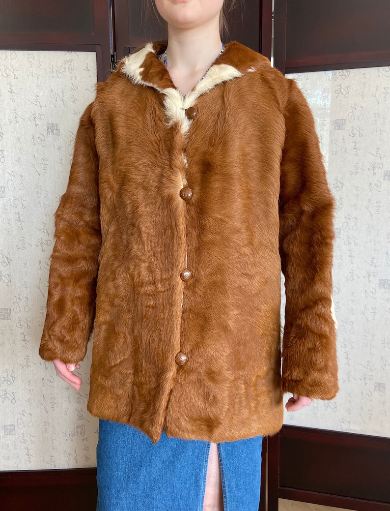 Vintage VERY RARE 1950s Calf Slink Fur Coat - Etsy