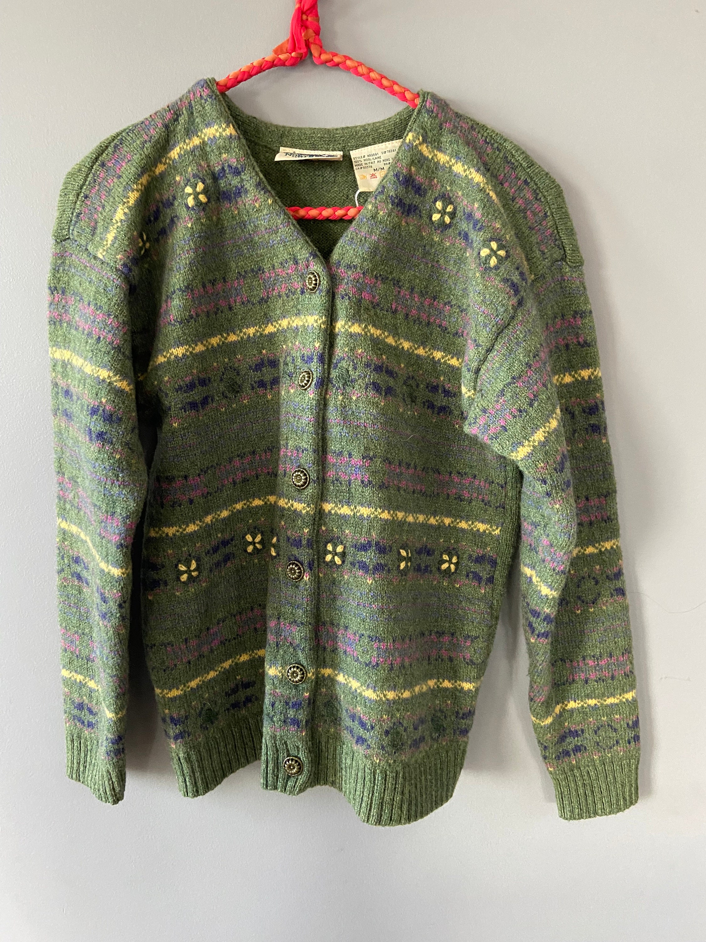 Vintage 1990s Northern Reflections Spring Cardigan Sweater - Etsy