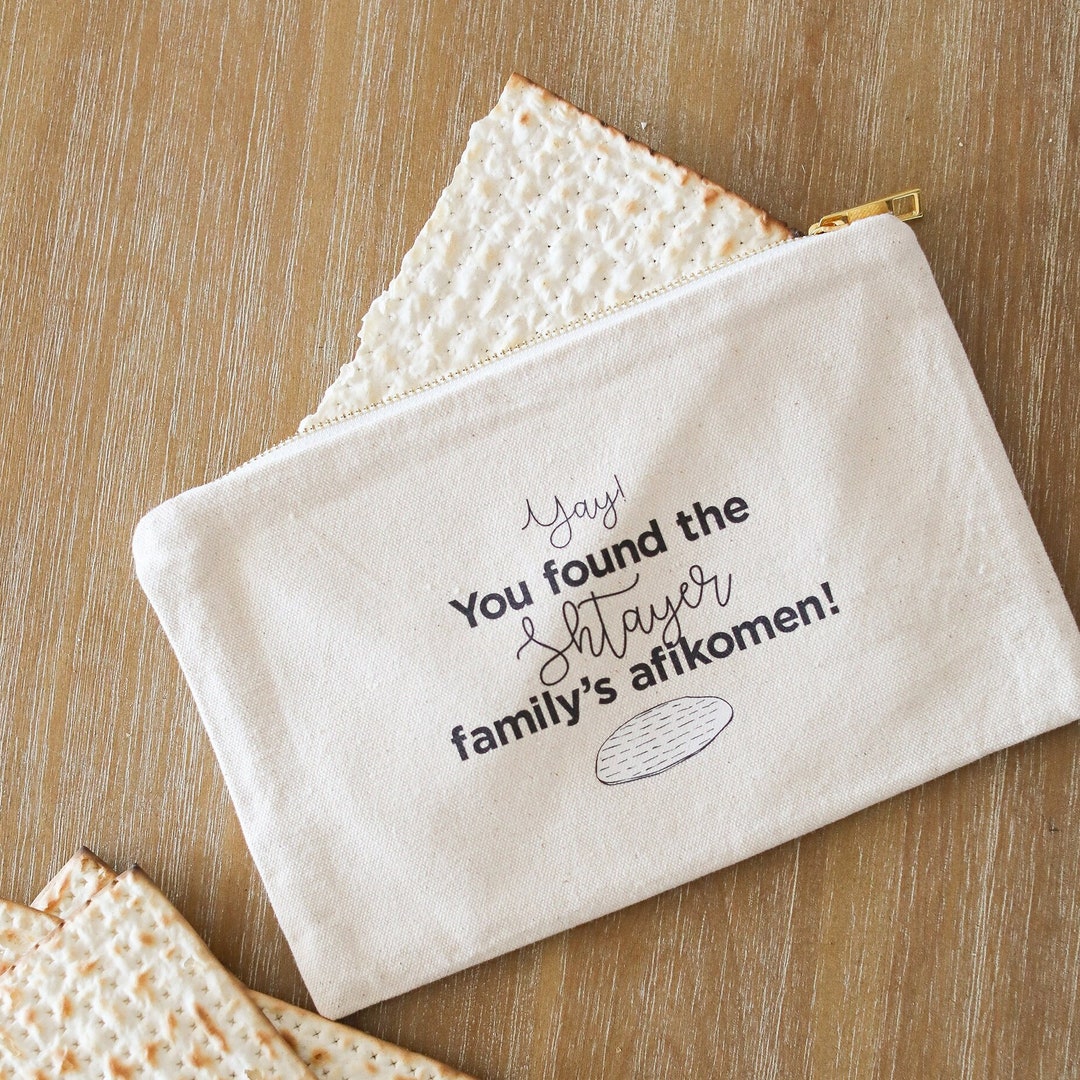 Personalized Passover Afikomen Hiding Bag / Pesach Afikomen Hiding Bag ...