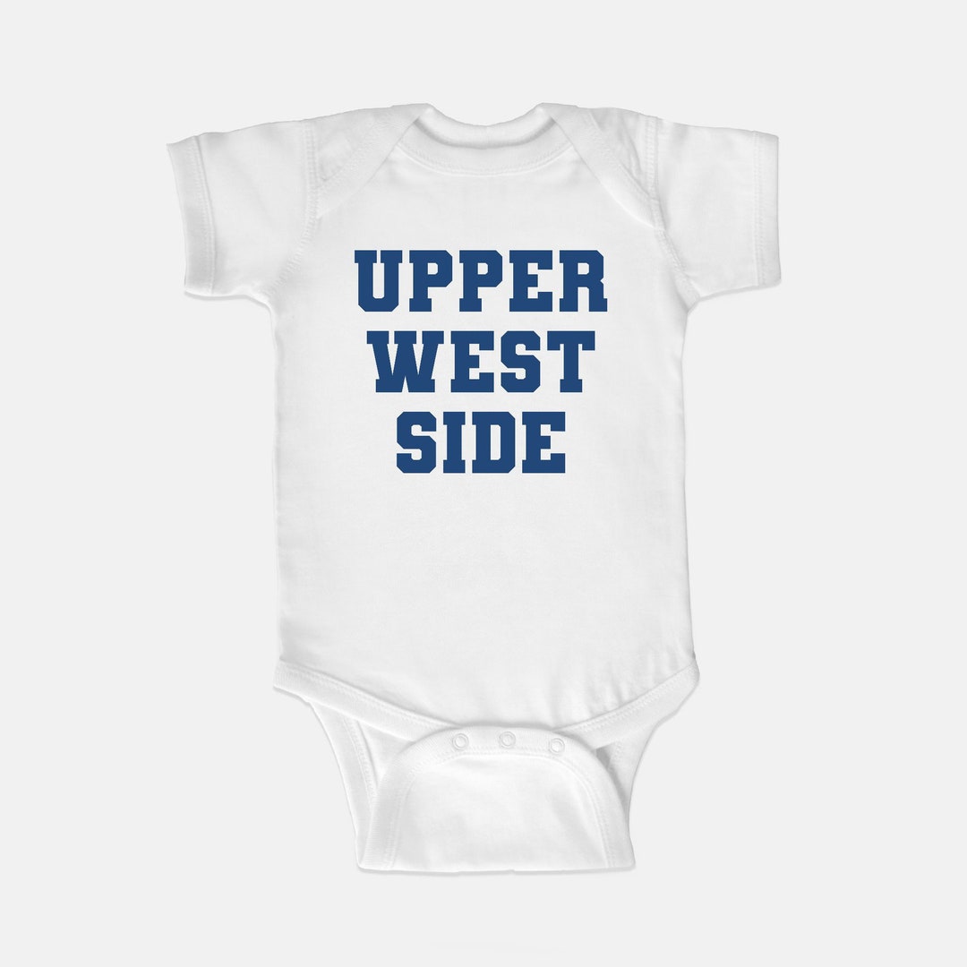 Upper West Side Blue Baby Onesie {NYC Gift, New York City Souvenir, New ...