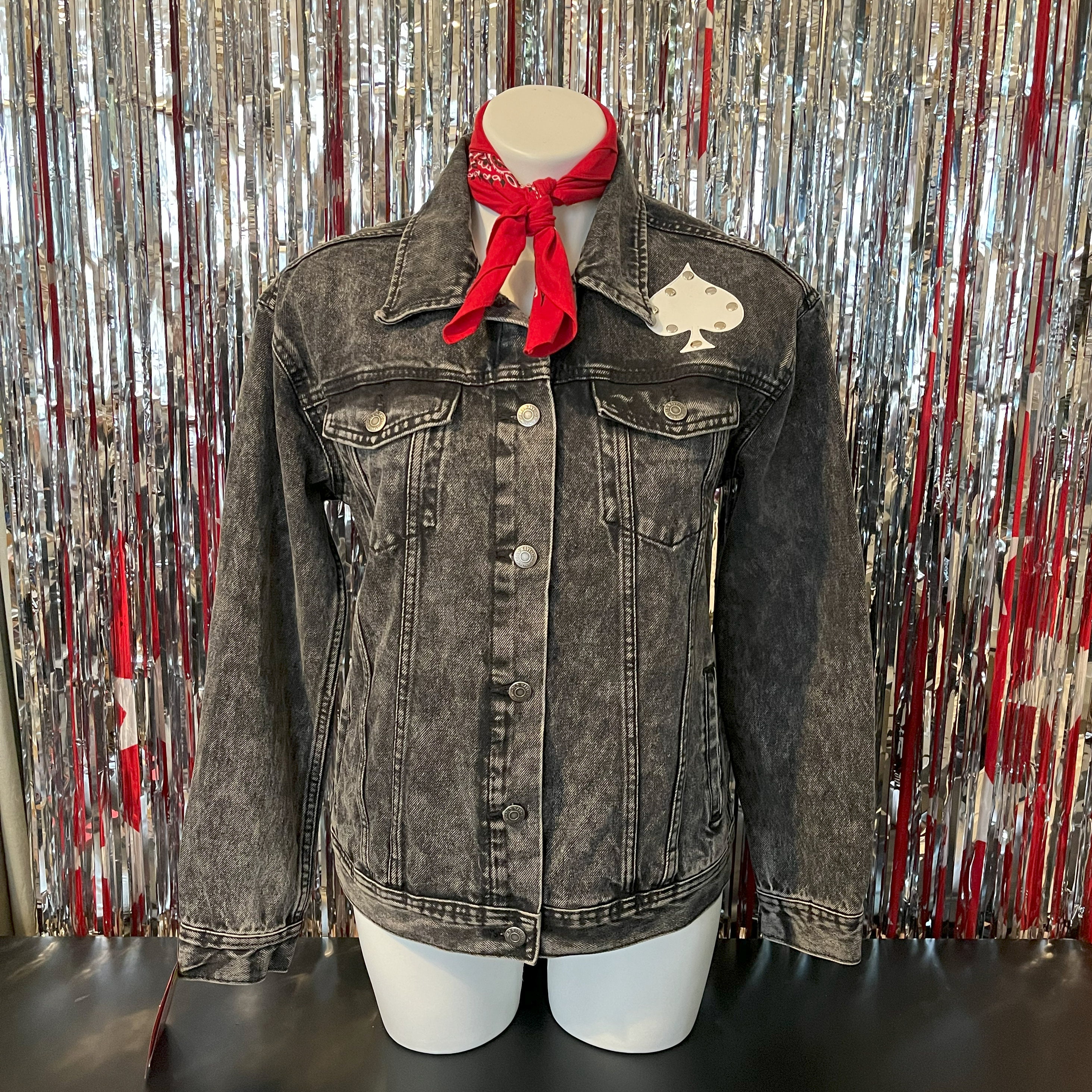 Motorhead Jean Jacket Ace of Spades Jacket Motorhead Denim Acid Wash ...