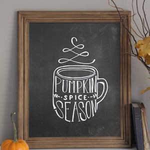 Fall Printable Fall Decor Pumpkin Spice Everything Fall Sign Printable ...