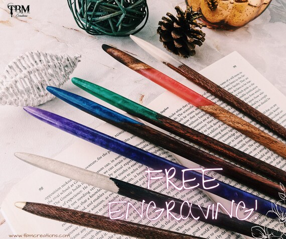 Custom made high quality magic wand Resin wand Wood wand | Etsy