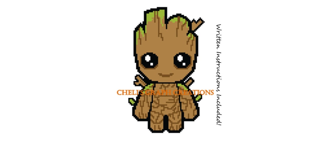 Wooden Man C2C Graph, Graphgan, Blanket, Crochet, Knit, Cross Stitch ...