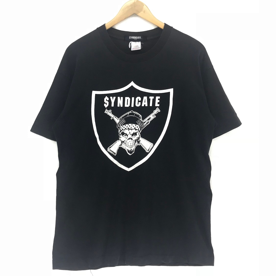 Rare Vintage Rhyme Syndicate Records Large Size T-shirt Hip Hop Swag ...