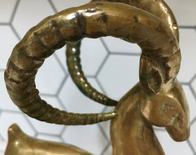 Bronze Midcentury Modern Gazelle Statue MCM Impala 1950's - Etsy