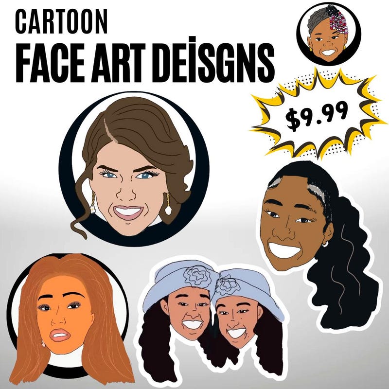 Cartoon Profile Pic - Etsy