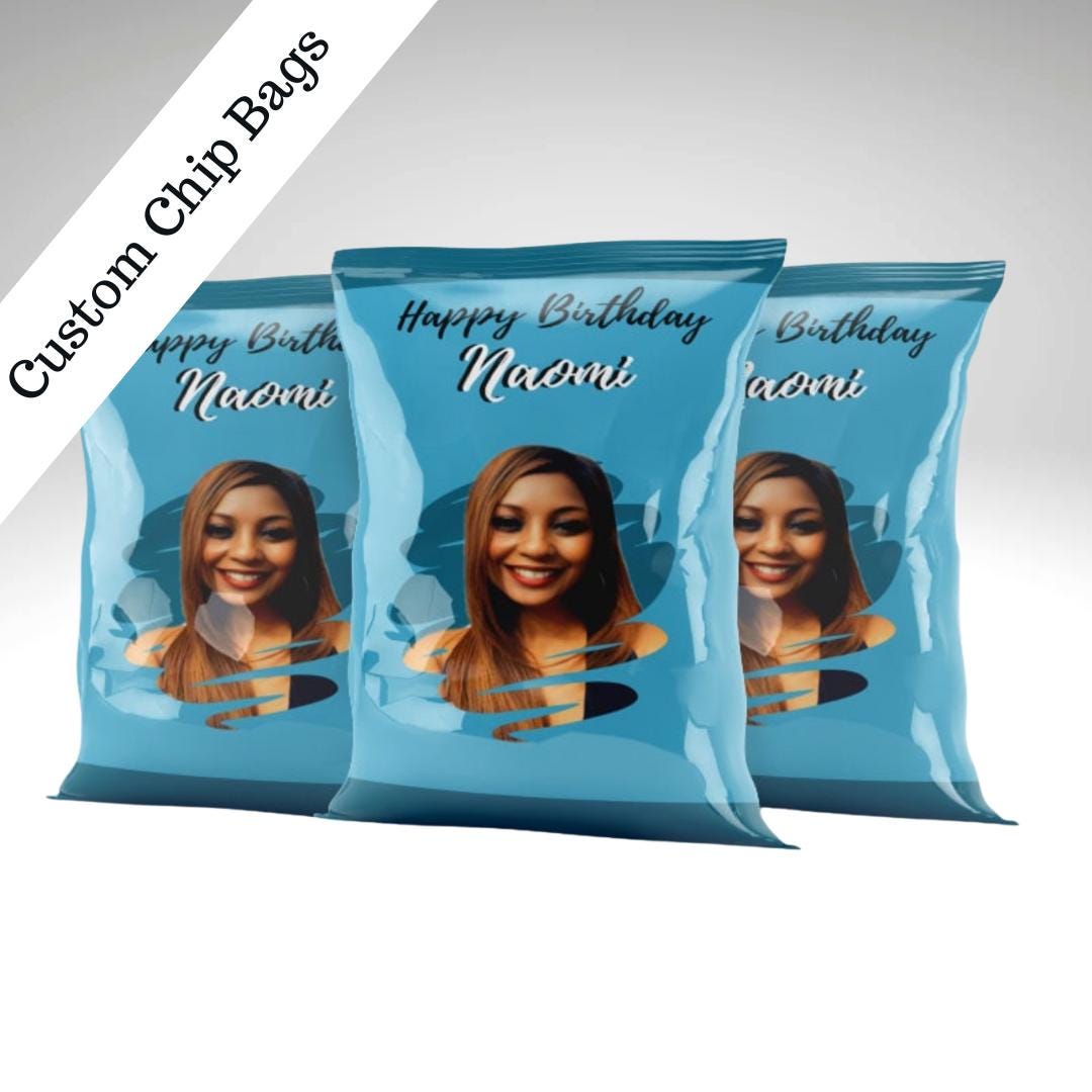 Favor/chip Bags - Any Occasion - Choose Your Theme - Etsy