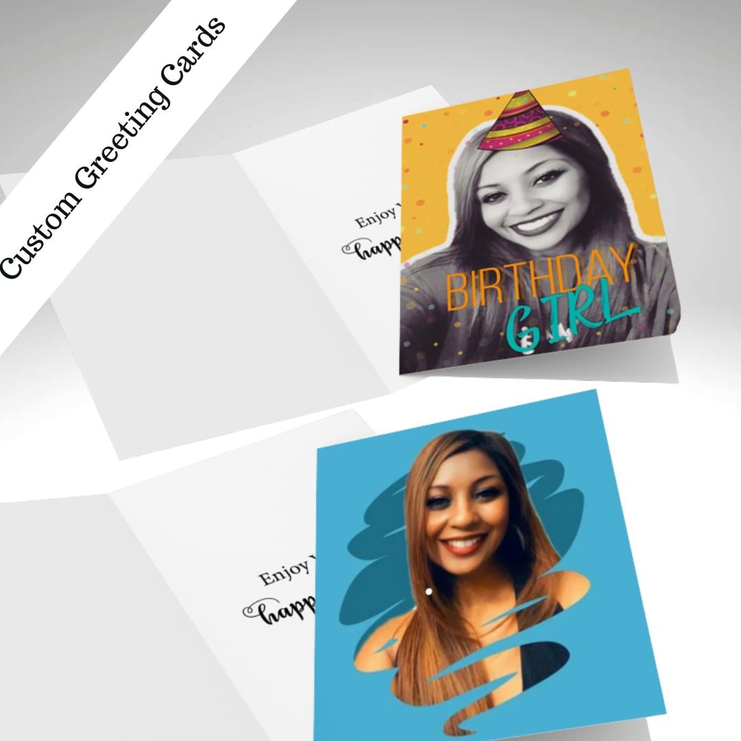Custom 5x7 Greeting Card – Personalized Message & Matching Theme! - Etsy