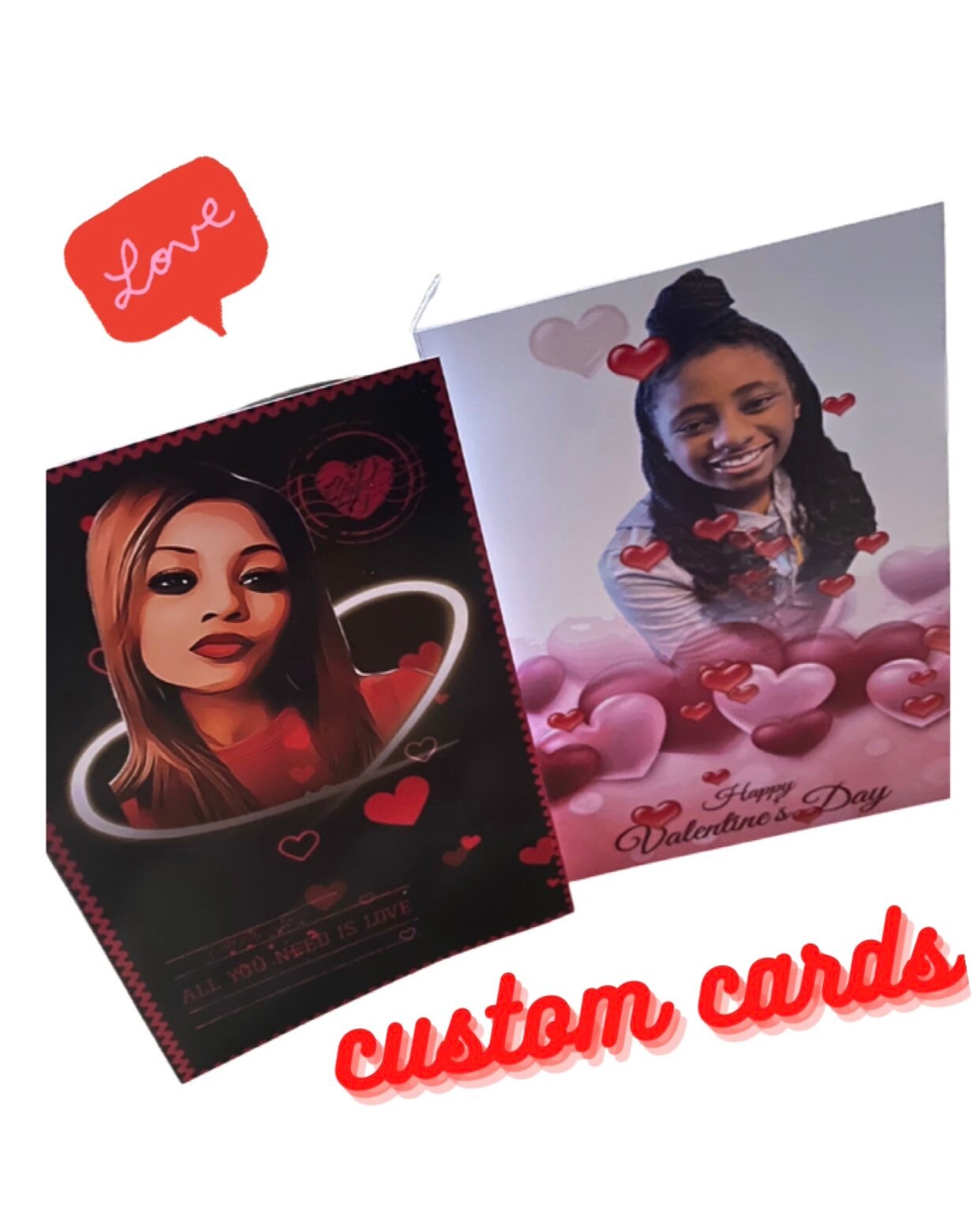 Custom Cards YOUR IMAGE Our Design Any Occasion | Etsy