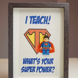 Superhero Teacher's Gift, Teacher Appreciation Gift, Year End Gift ...