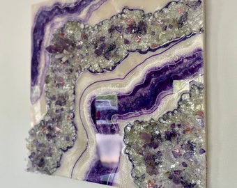 Amethyst Wall Art - Etsy