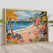 Matisse Beach Print | Trendy Matisse Poster | Colorful Beach Wall Art ...
