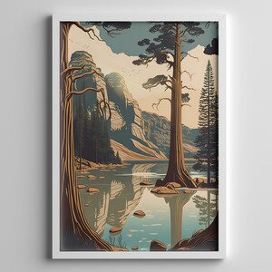 Sequoia National Park Print Set of 2 | Sequoia Poster | California ...