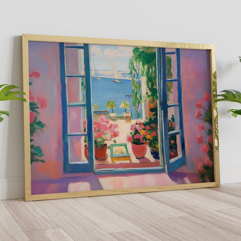 Matisse Horizontal Print | Summer Vibes Trendy Artwork | Trendy Wall ...