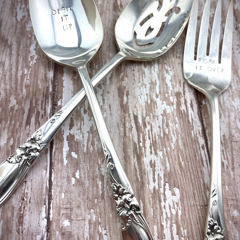 Stamped Flatware - Etsy