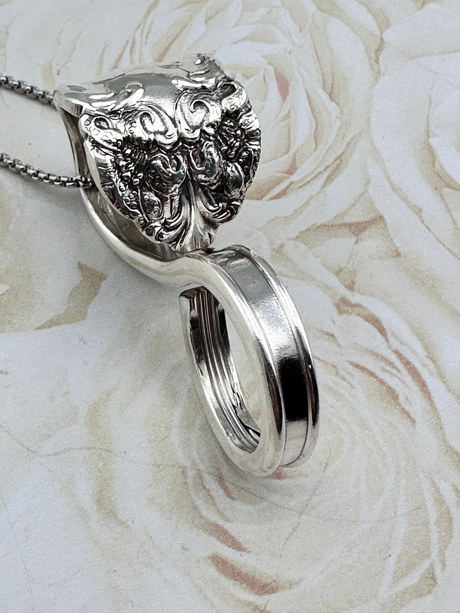 Silverware Infinity Necklace - Etsy