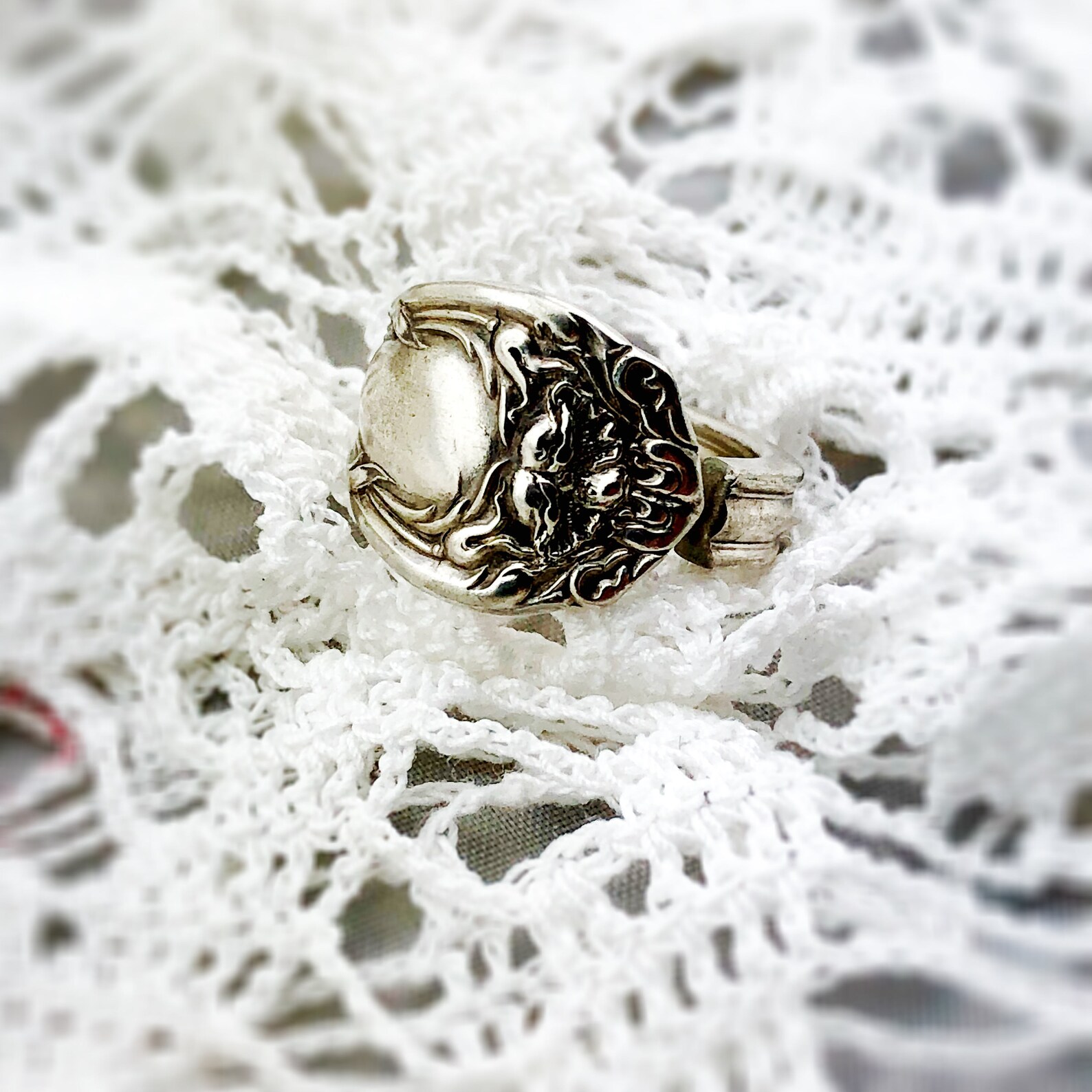 Poppy Spoon Ring - Etsy
