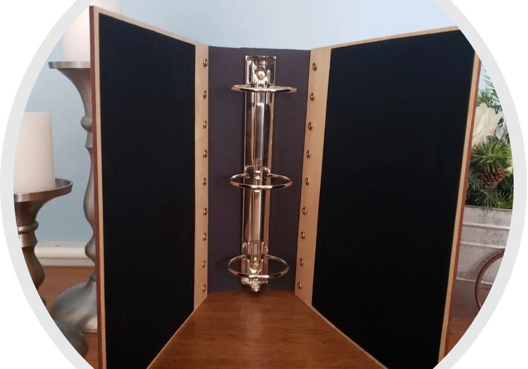 3 Ring Binder, Presentation Book, 3 Ring Mechanism With 1", 2", 3 ...