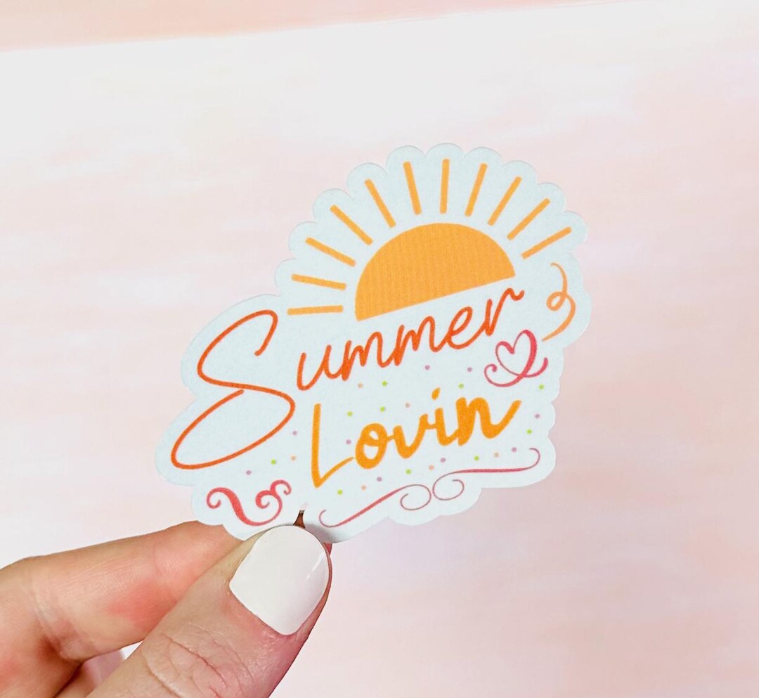 Summer Lovin Sticker, Vinyl Stickers, Funny Stickers, Laptop Stickers ...