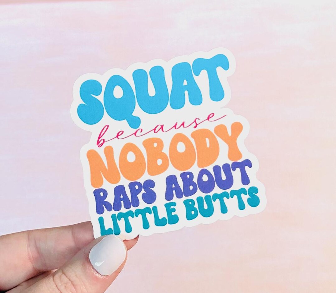 Nobody Raps About Little Butts, Vinyl Stickers, Funny Stickers, Laptop ...