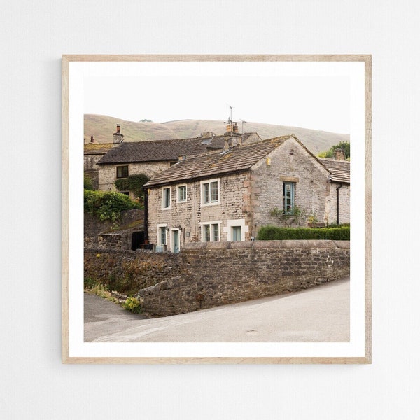 Large English Cottage Print - Etsy