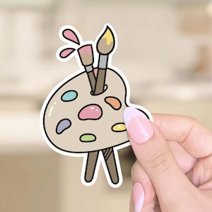 Art Sticker Pack Color Wheel Sticker Easel Sticker Heart of Art ...