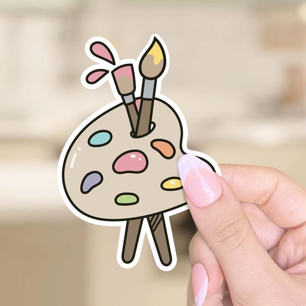 Art Sticker Pack Color Wheel Sticker Easel Sticker Heart of Art ...