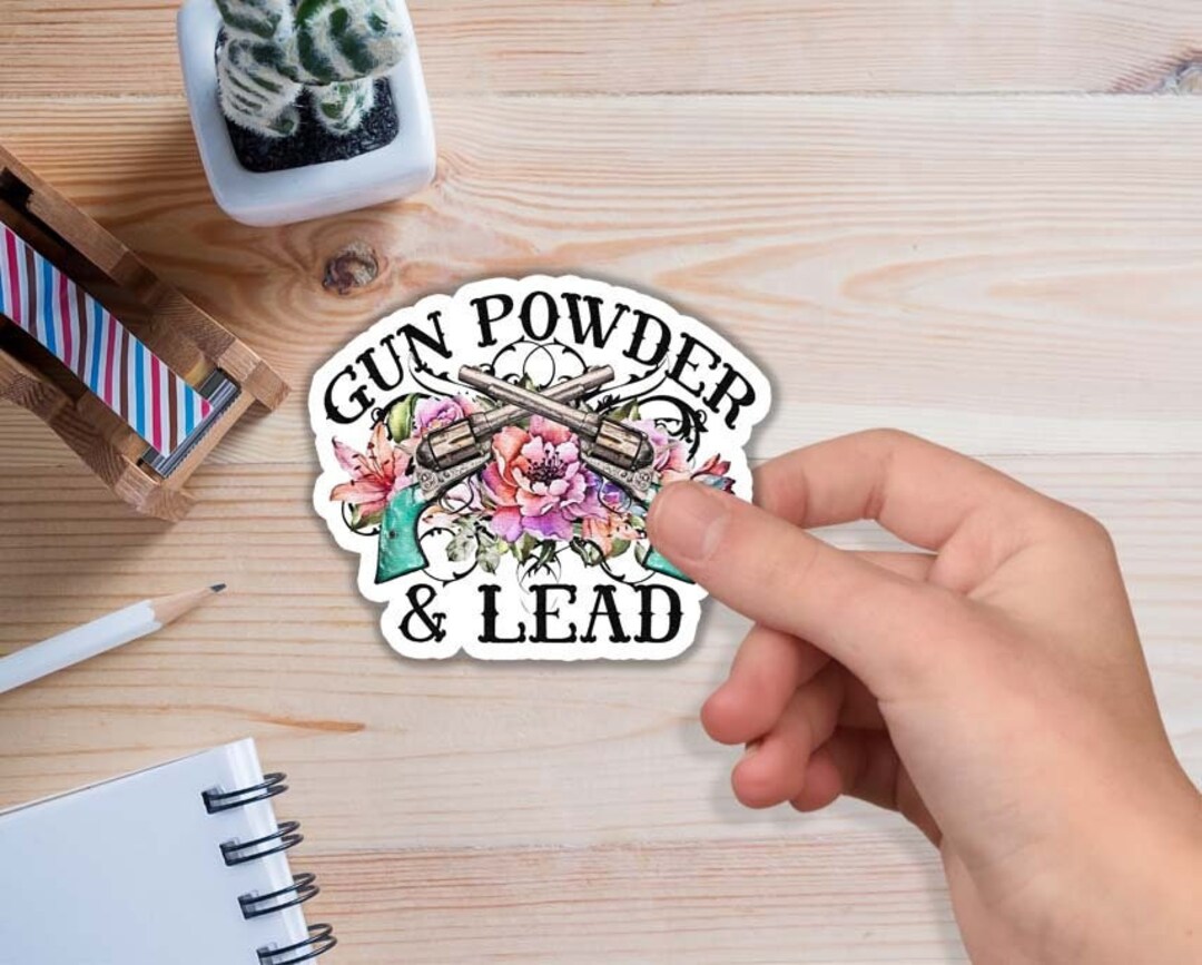 Gunpowder and Lead Sticker Second Amendment Sticker, 3 Inch - Etsy